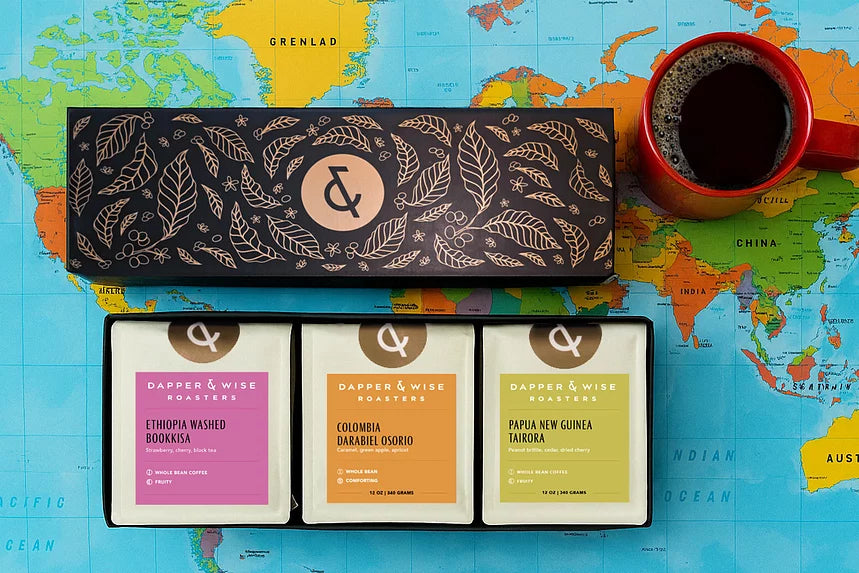 DW x Bean Box World Coffee Tour Gift Box – Dapper & Wise